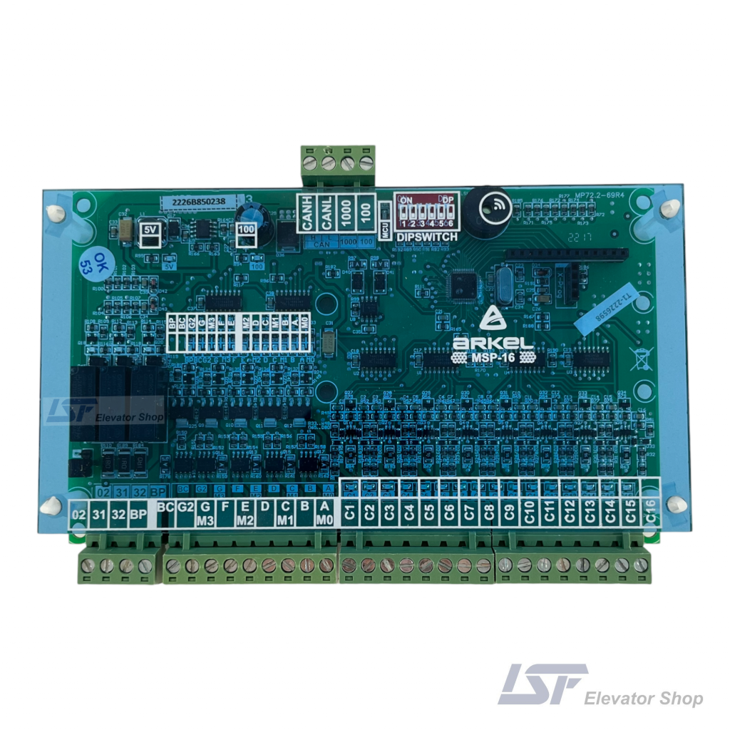 Arkel IBC-S Elevator Car Top Control & Connection Card • ISF Elevator Shop